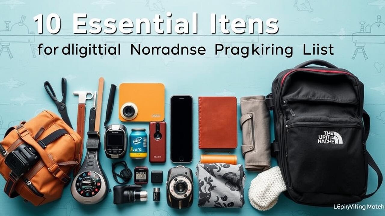 10 Essential Items for a Digital Nomad Packing List | Travel Gear